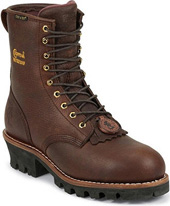 Men's Chippewa Boots 8" Steel Toe WP/Insulated Logger Work Boot 73050 ...